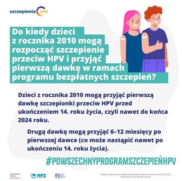 Kogo dotyczy powszechny program szczepień przeciw HPV w 2024 roku? - Szczepienia.Info